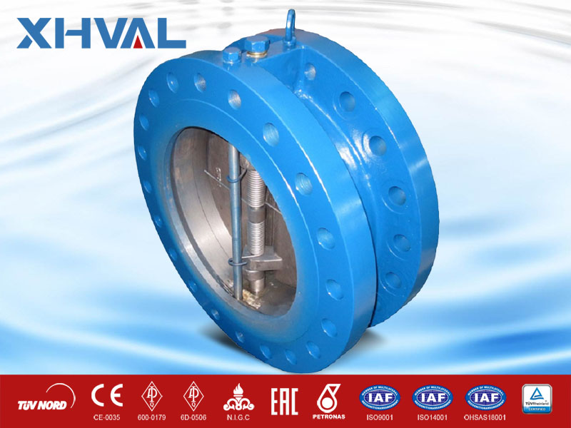 Dual plate wafer check valve