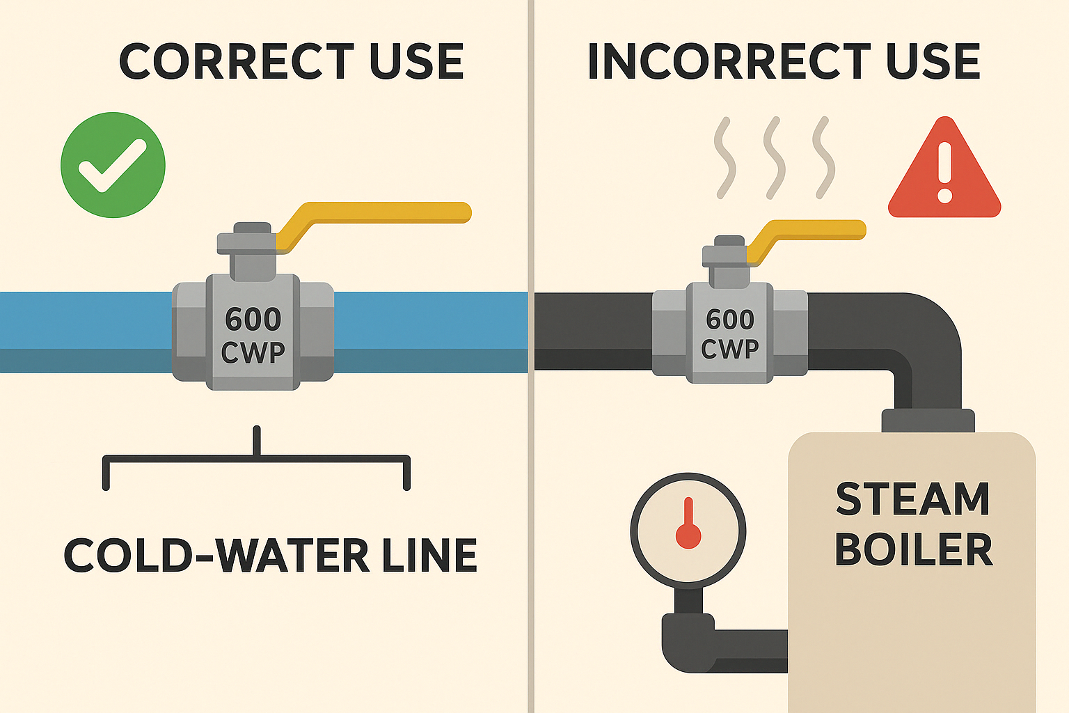 What Does CWP Mean on a Ball Valve? | CWP vs WOG vs WSP Guide