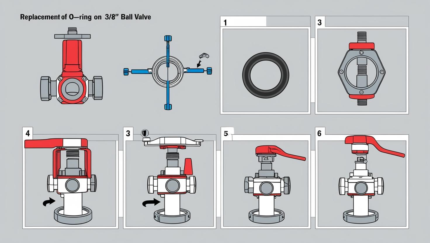 What Size and Material O-Ring Do You Need for a 3/8 Ball Valve?