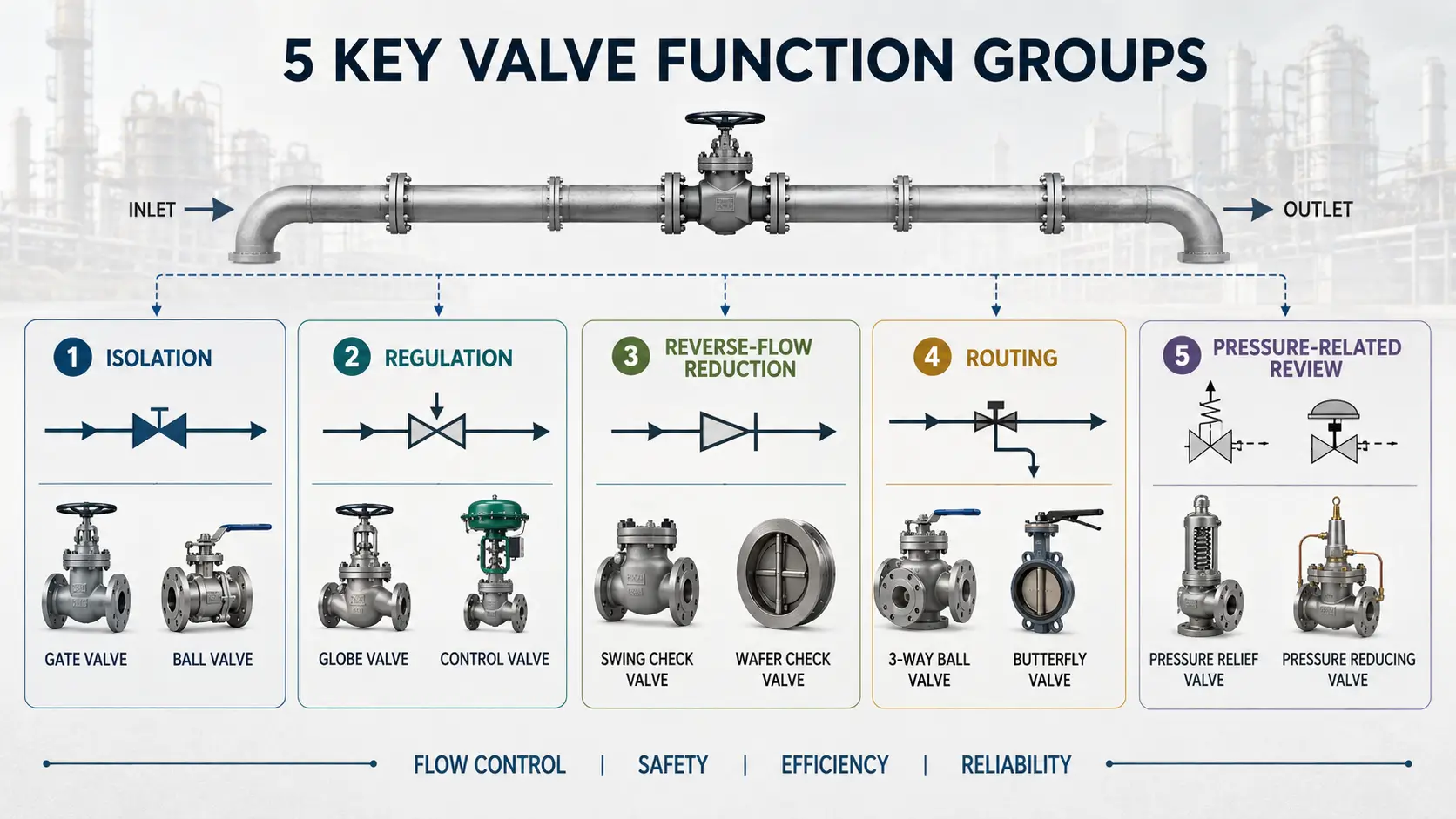 Industrial Valves: Applications, Functions & Selection Checks